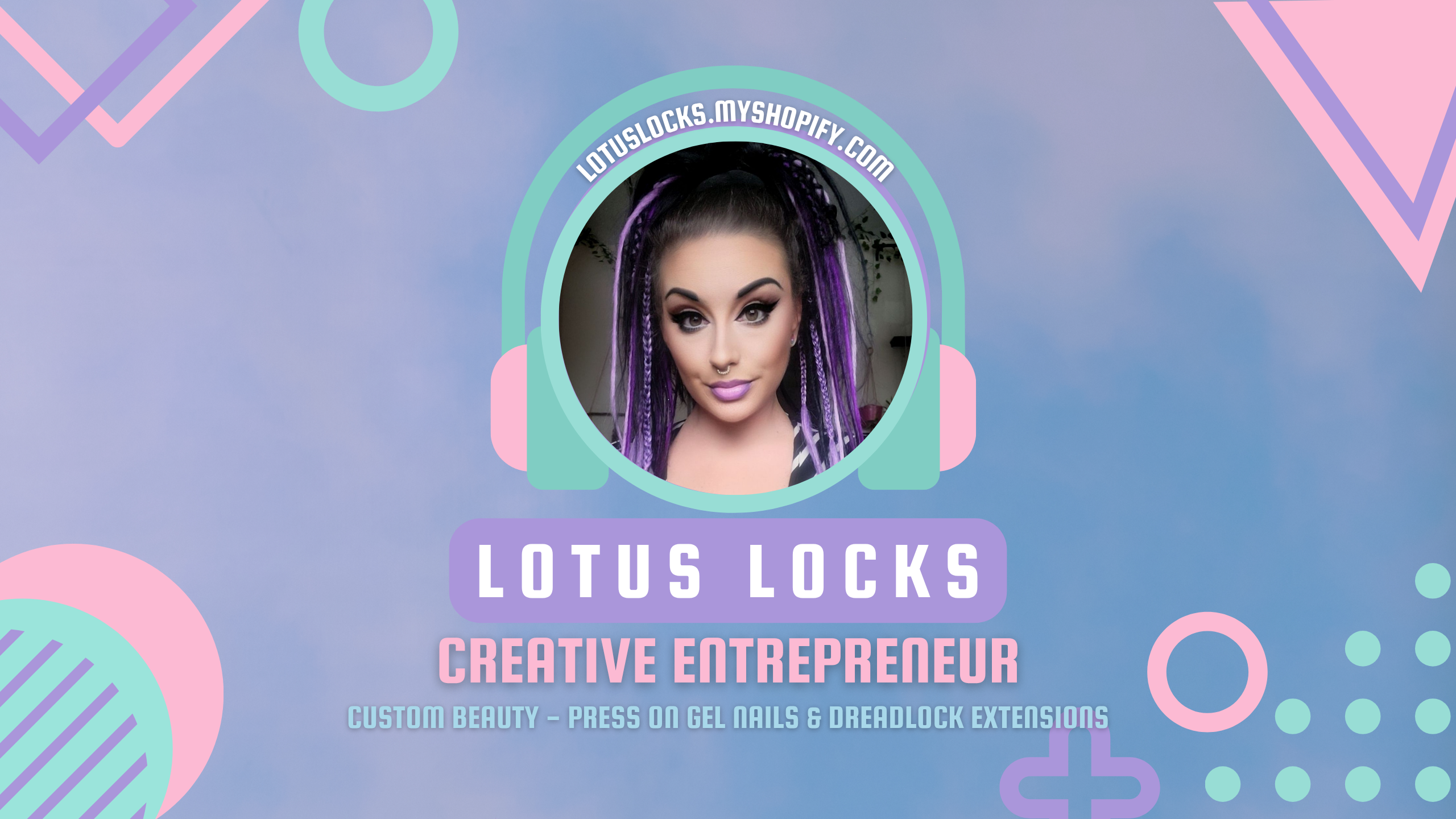 Custom Press-On Nails, Dreadlock Extensions Handmade by Brittany Mae – Lotus Locks